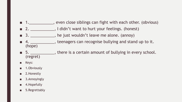 General revision.pptx Think 5 course. SB | PPTX | Parenting Teens | Parenting