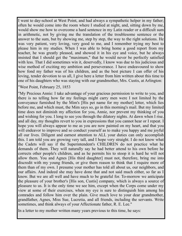 General Robert E Lee, Recollections and Letters | PDF