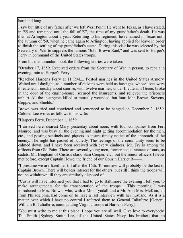 General Robert E Lee, Recollections and Letters | PDF