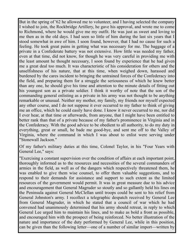 General Robert E Lee, Recollections and Letters | PDF