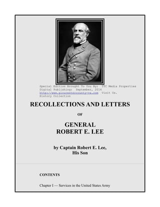 General Robert E Lee, Recollections and Letters | PDF
