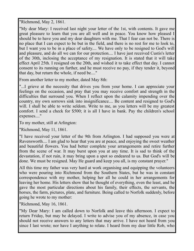 General Robert E Lee, Recollections and Letters | PDF