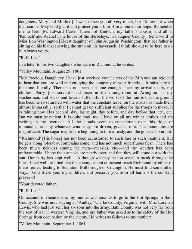 General Robert E Lee, Recollections and Letters | PDF