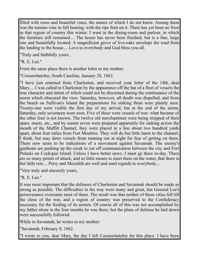 General Robert E Lee, Recollections and Letters | PDF