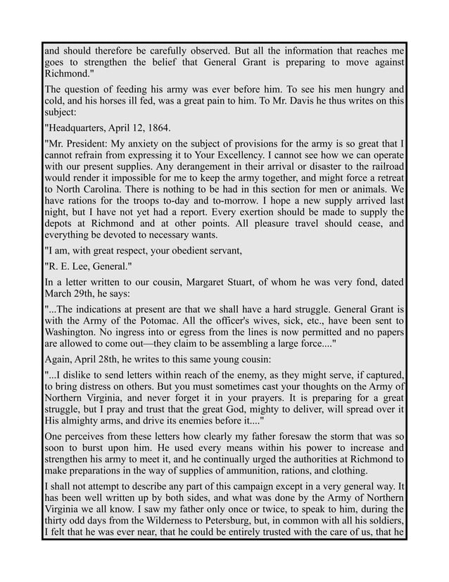 General Robert E Lee, Recollections and Letters | PDF