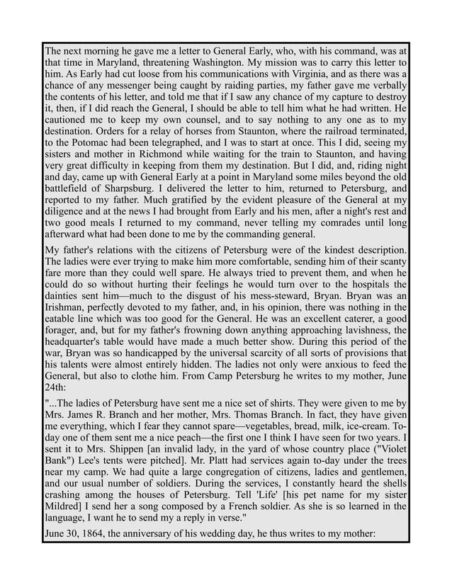 General Robert E Lee, Recollections and Letters | PDF