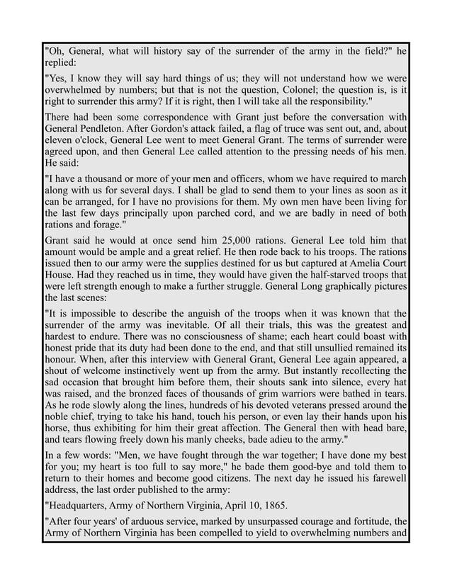 General Robert E Lee, Recollections and Letters | PDF