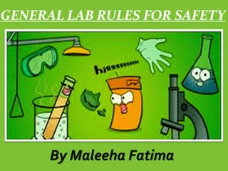 General rules for laboratory | PPT