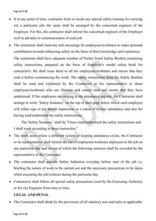 General safety for contractor workers | PDF