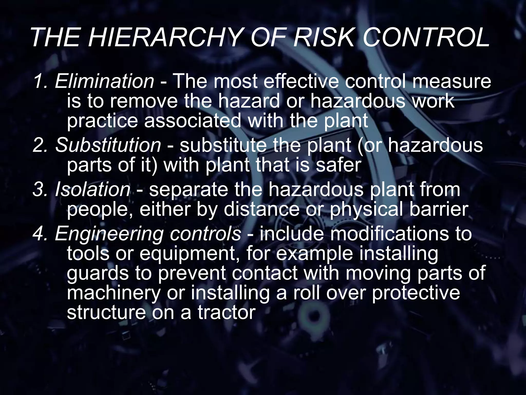 General Safety Protocols on Manufacturing Plant | PPT