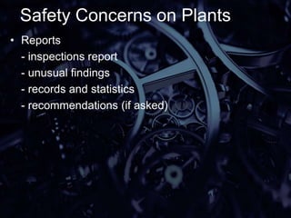 General Safety Protocols on Manufacturing Plant | PPT