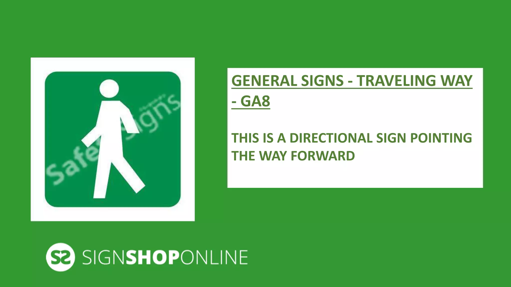 General Safety Signs | PPTX