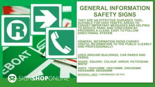 General Safety Signs | PPTX