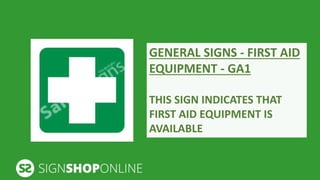 General Safety Signs | PPTX
