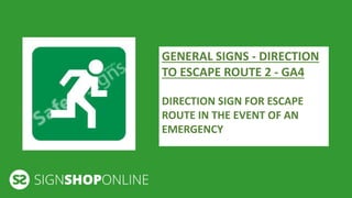General Safety Signs | PPTX