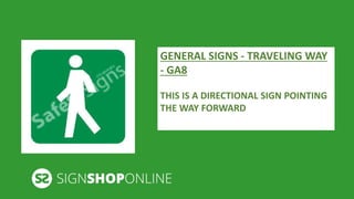 General Safety Signs | PPTX