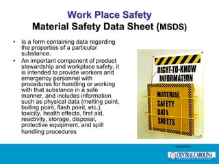 Module 1 Workplace Safety | PDF