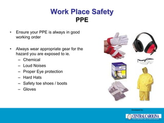 Module 1 Workplace Safety | PPT
