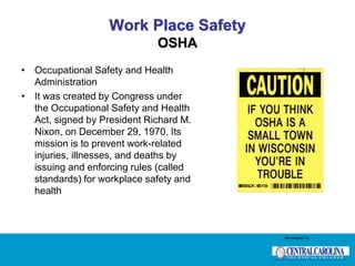 Module 1 Workplace Safety | PPT