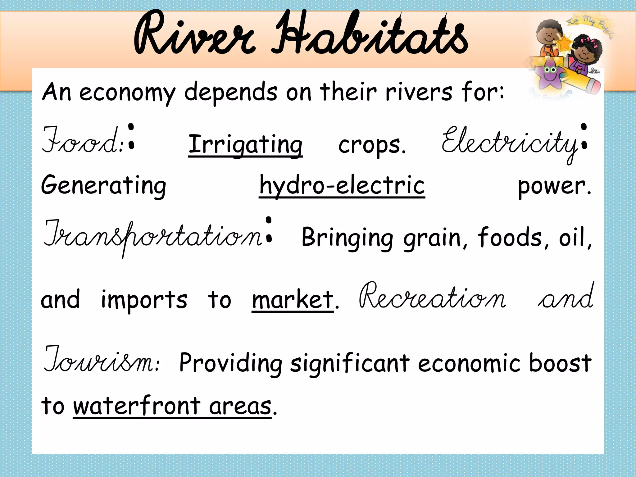 Aquatic Habitat: The River | PDF