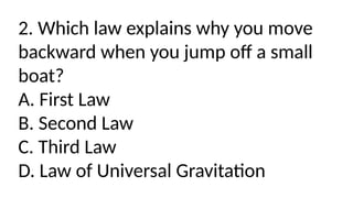 General Science Long Quiz.pptx for senior high | PPTX