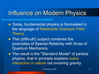 theory of relativity in physics | PPT