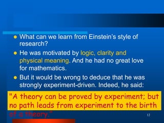 theory of relativity in physics | PPT