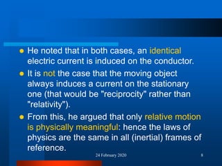 theory of relativity in physics | PPT