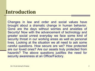 General Security Order For Office or Facilities | PPT