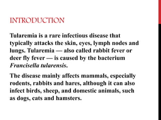 Tularemia | PPTX