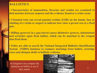 ROLE OF F.S.L IN CRIMES | PPTX