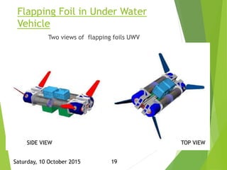 Flapping Foil Propulsion System in Ship and Underwater Vehicles | PPT