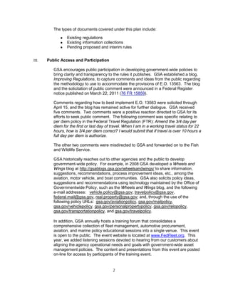 GSA Regulatory Reform Plan August 2011 | PDF