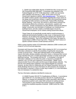 GSA Regulatory Reform Plan August 2011 | PDF