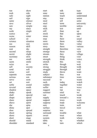 General Services List | DOC