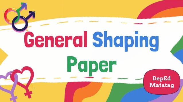 general shaping paper General Shaping .pptx | Education industry ...