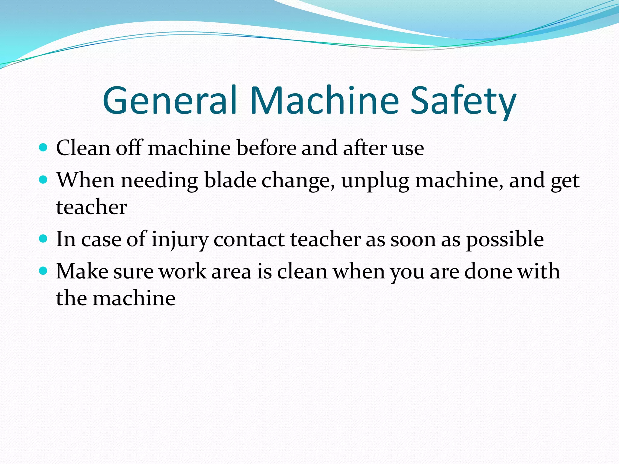 General shop safety | PPTX