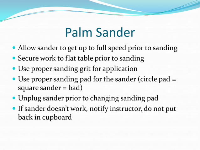 General shop safety | PPT