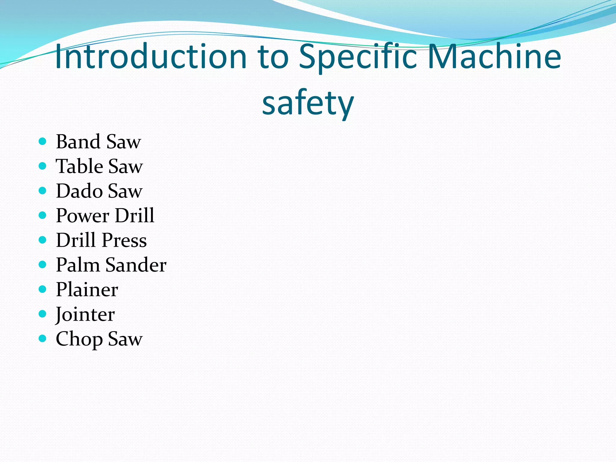 General shop safety | PPT
