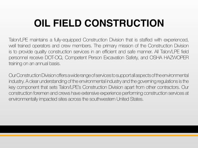 Who Is Talon/LPE? | PPT