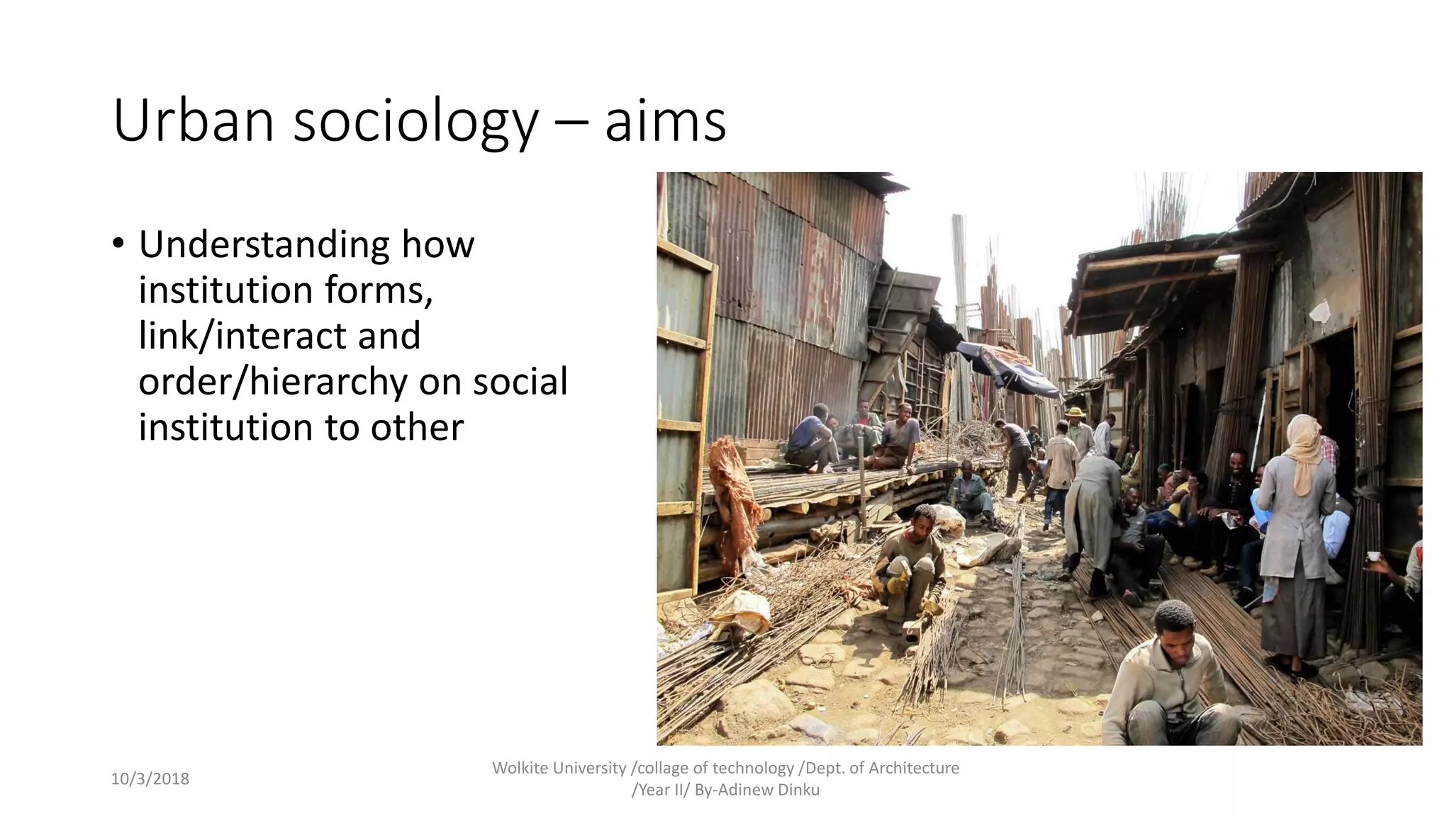 General and urban sociology | PPT