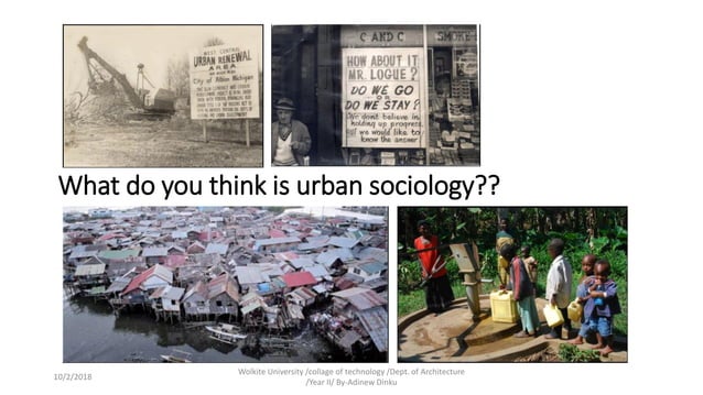 General and urban sociology | PPT
