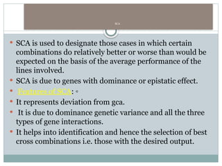 General & Specific Combining Used in different Plant Breeding Methods | PPT