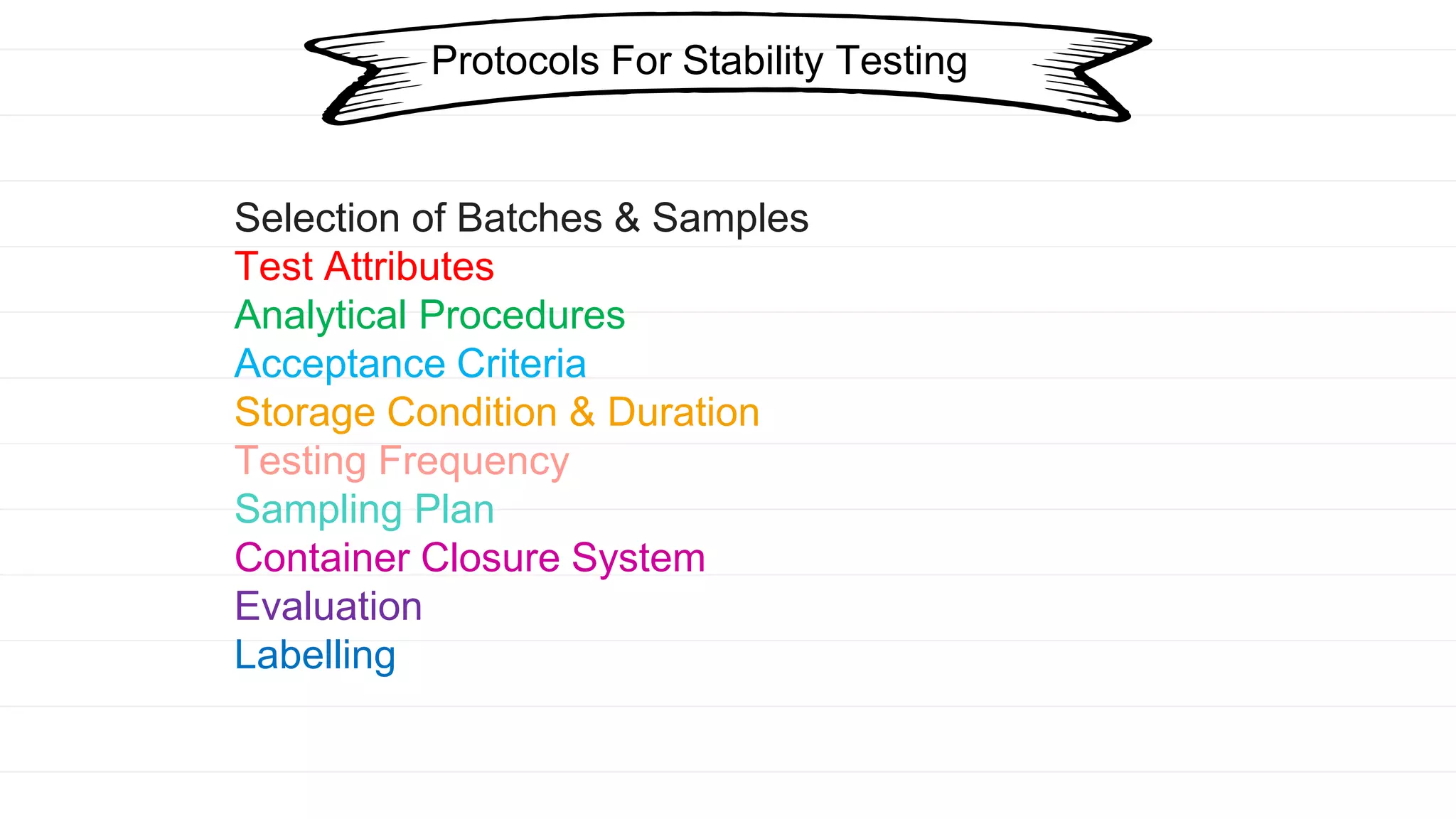 general stability testing guideline | PPTX