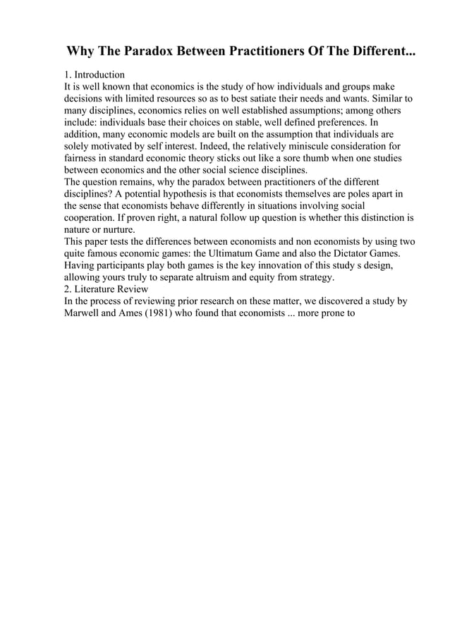 General Statement Examples For Essays | PDF