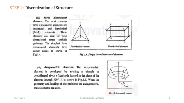 General steps of finite element analysis | PPTX