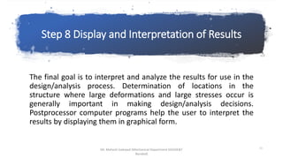 General steps of the finite element method | PPTX