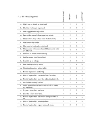 General student engagement survey | DOC