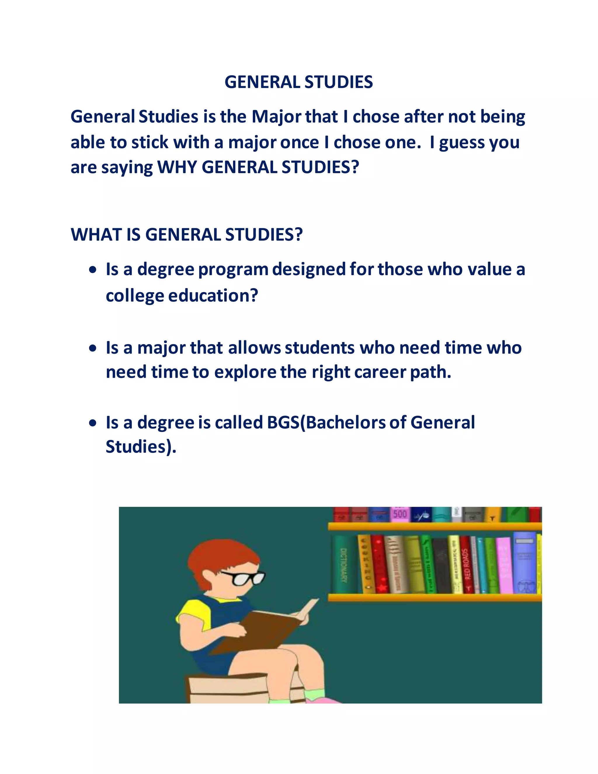 General studies | DOCX