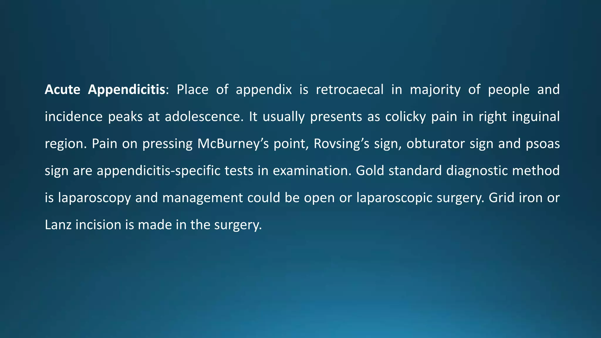 General surgery and abdominal emergencies revision | PPTX